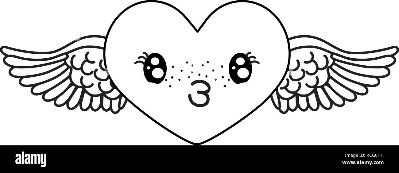 love heart cartoon Stock Vector Image & Art - Alamy