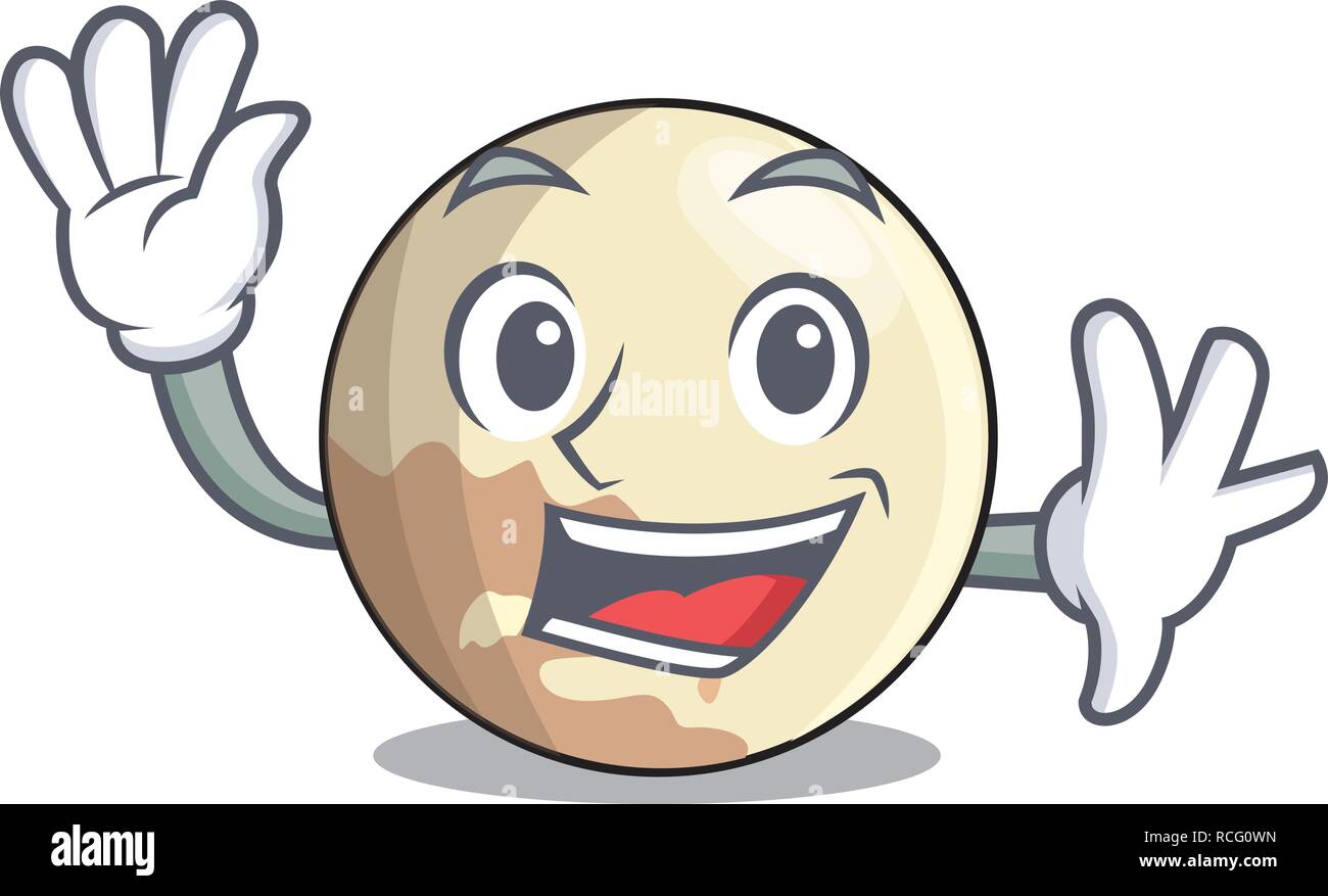 Cartoon illustration pluto waving hi-res stock photography and images ...