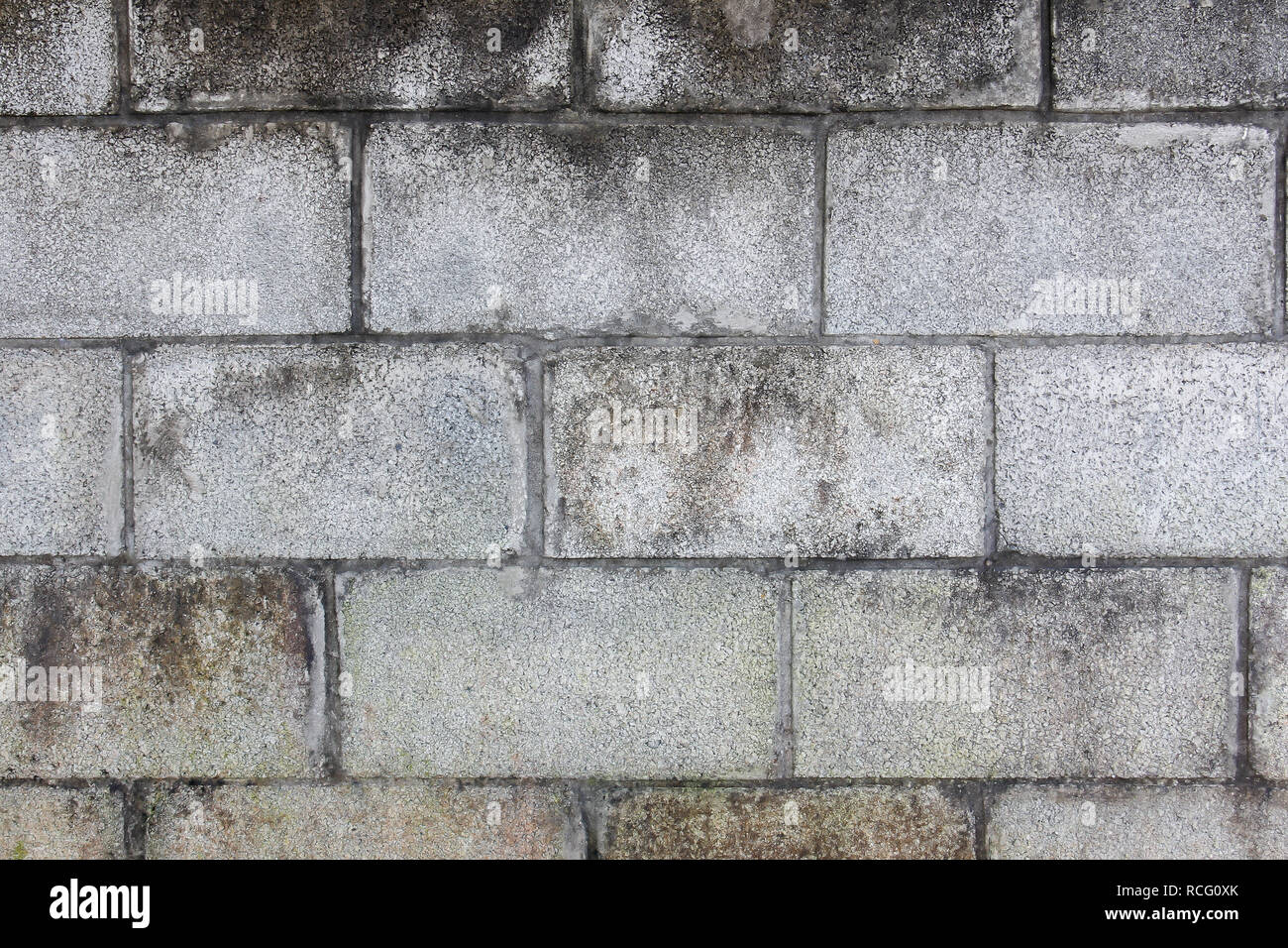 old concrete block wall background texture Stock Photo - Alamy