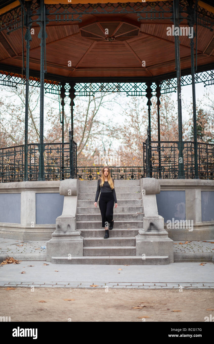 Going down ladder hi-res stock photography and images - Alamy