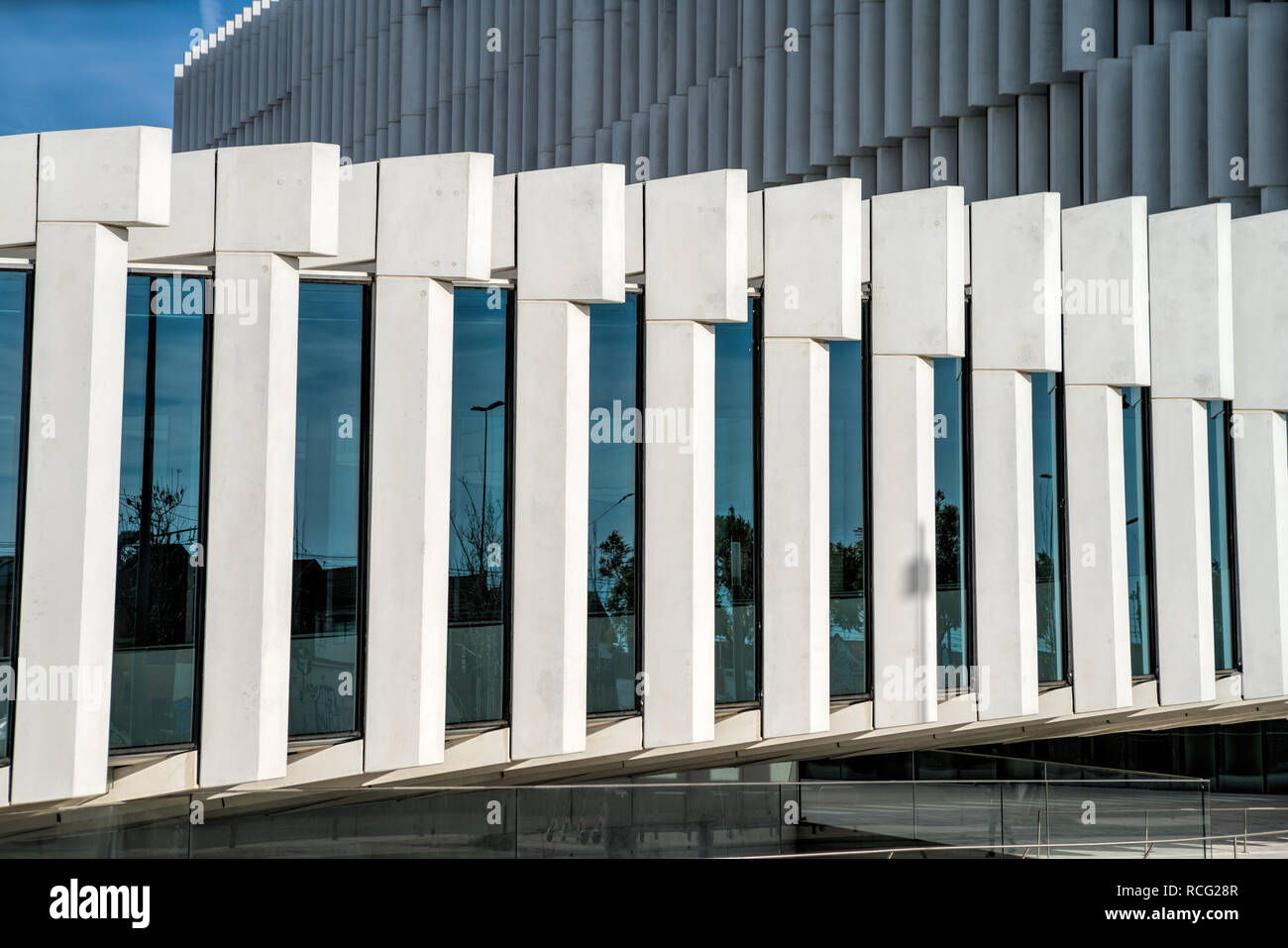 Modern architecture EDP. Portuguese energy company Stock Photo - Alamy