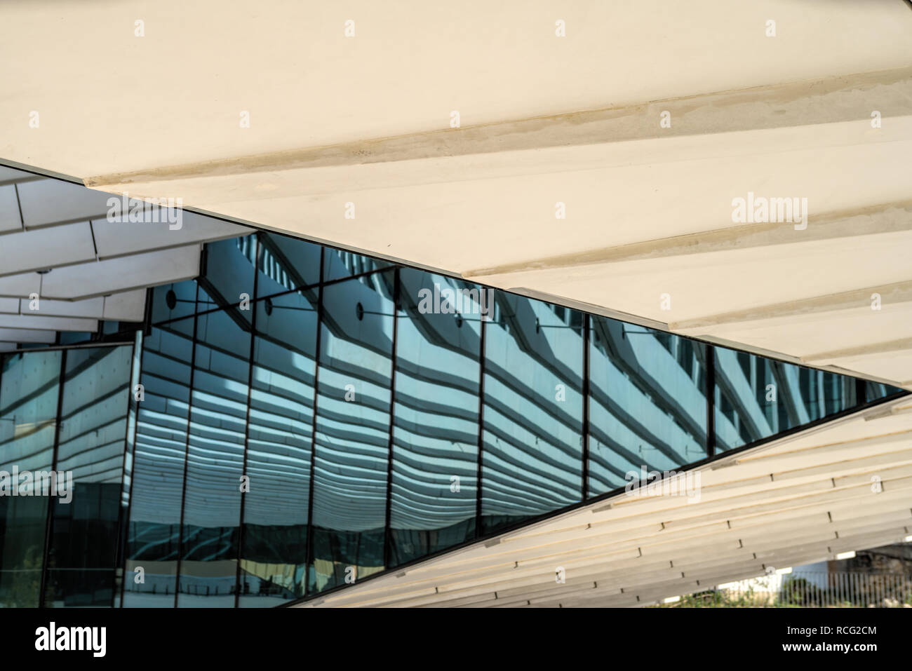 Modern architecture EDP. Portuguese energy company Stock Photo - Alamy