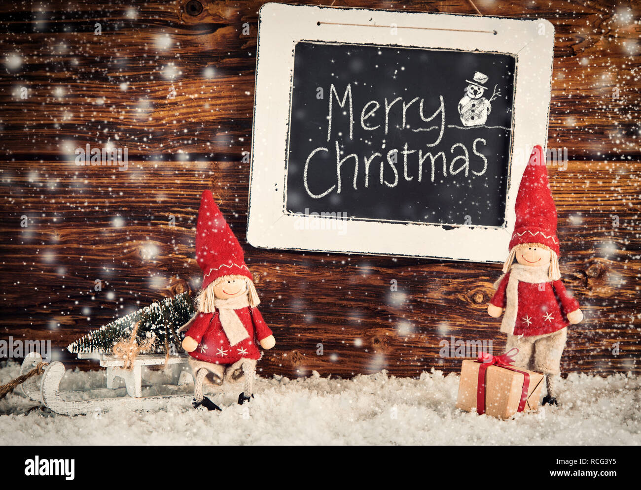 Merry Christmas Snow Scenes