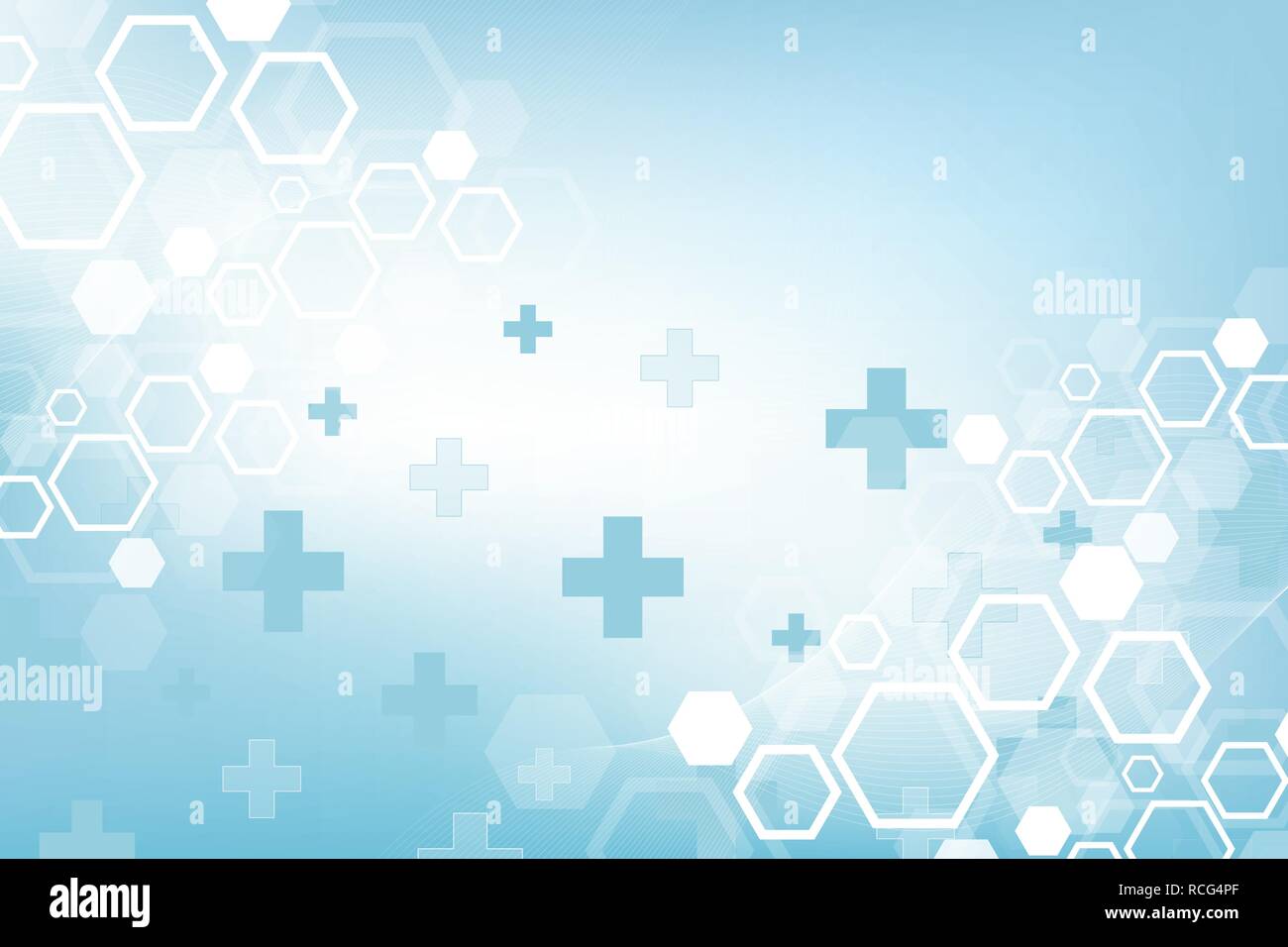 Abstract medical background DNA research, molecule, genetics, genome ...