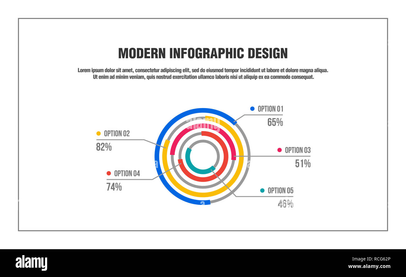 BUSINESS MODERN INFOGRAPHIC VECTOR DESIGN Stock Photo - Alamy