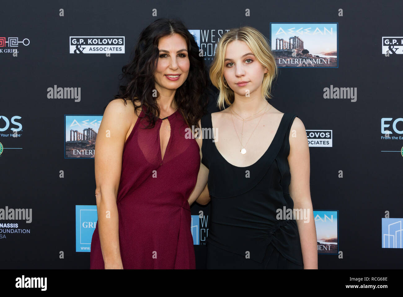 Los Angeles, USA. 10th June, 2018. Jennifer Sklias-Gahan (L) attends ...