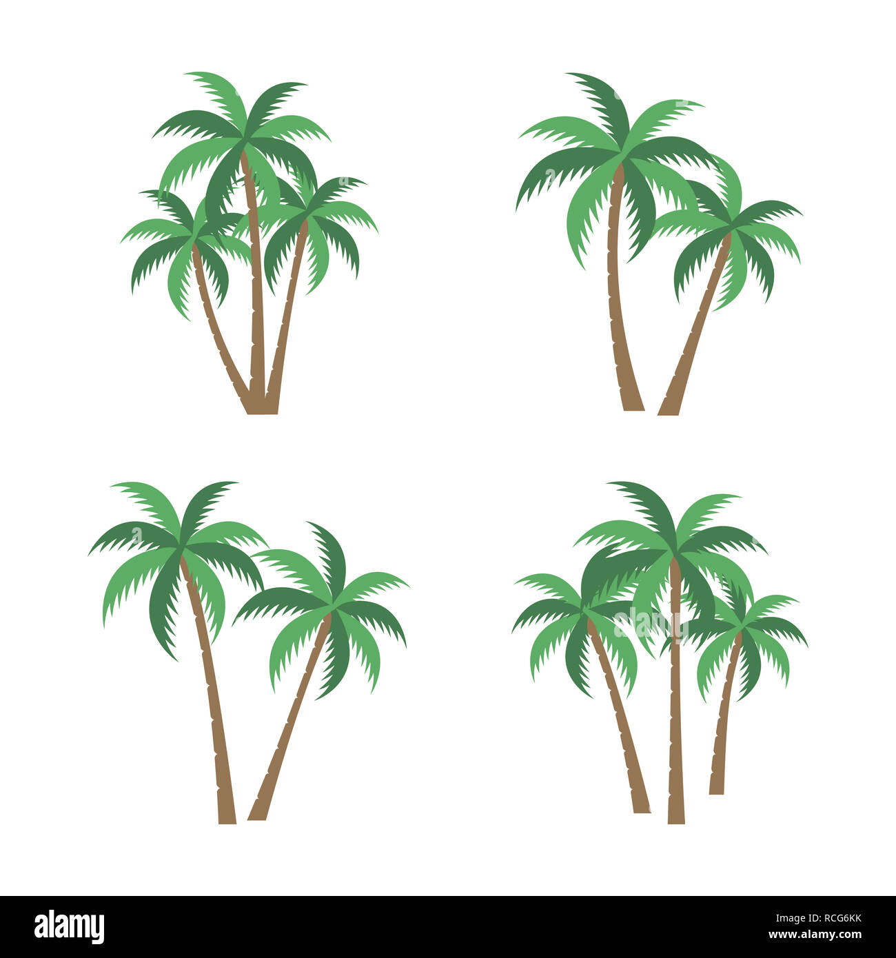 palm tree vector design Stock Photo - Alamy