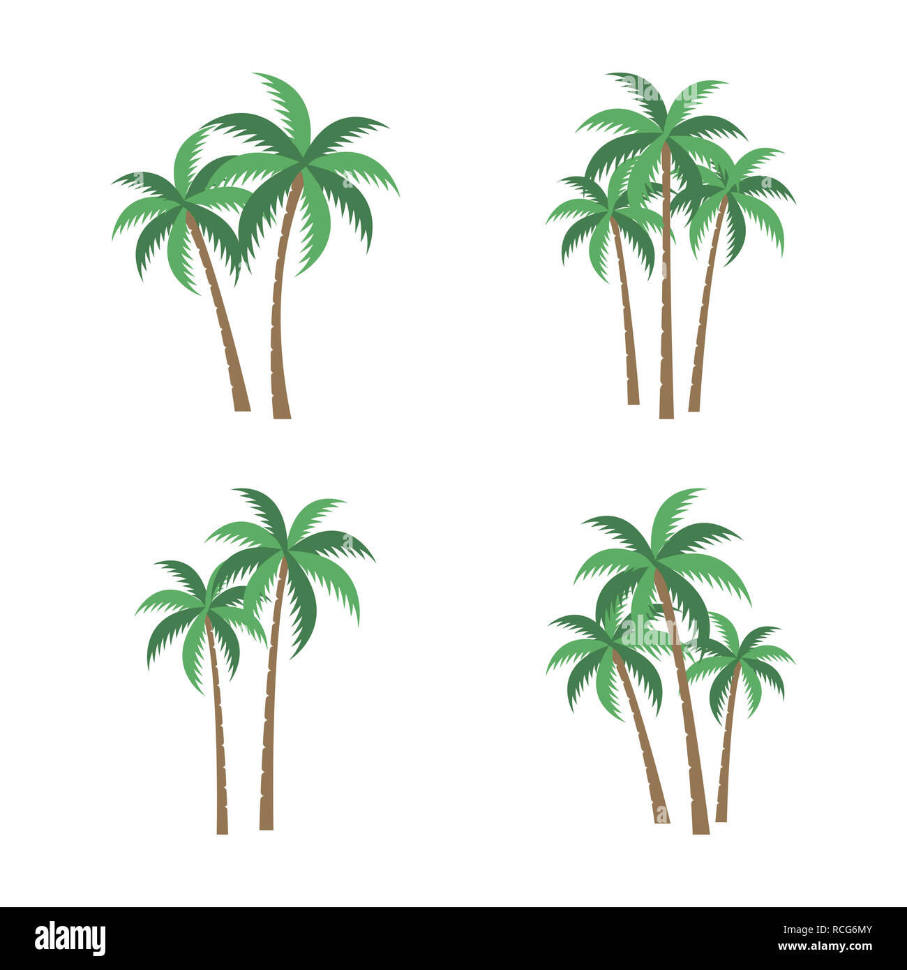palm tree vector design Stock Photo - Alamy