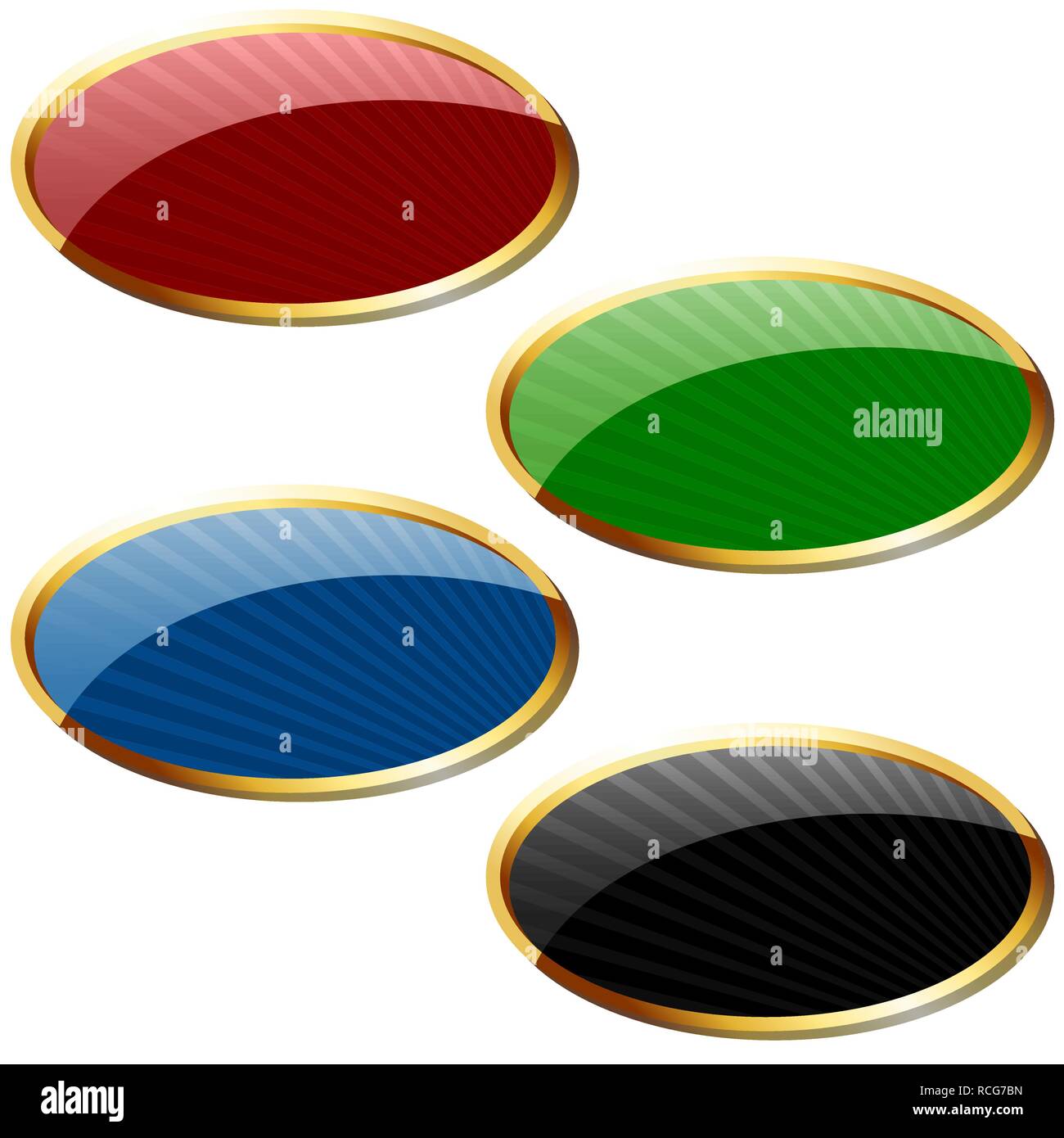 Glossy Label with Stripes Stock Vector Image & Art - Alamy