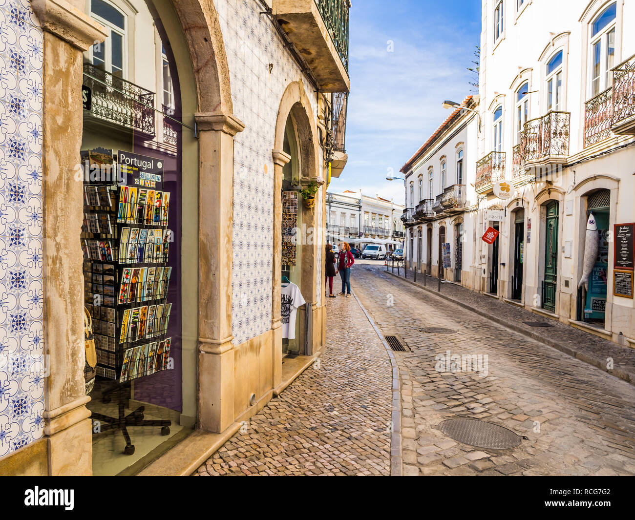 Tavira street hi-res stock photography and images - Alamy