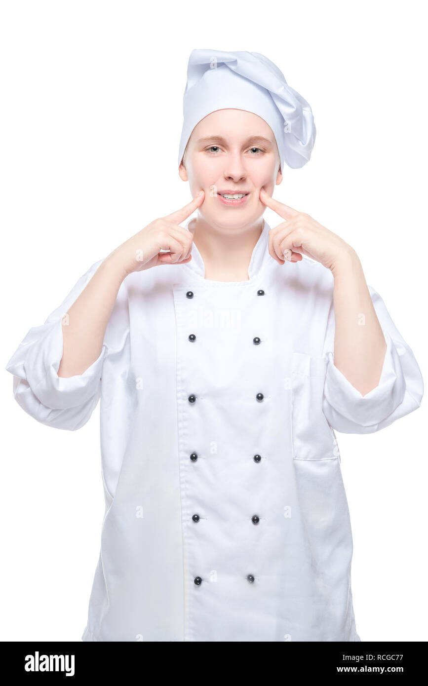 Attractive female chef restaurant hi-res stock photography and images ...