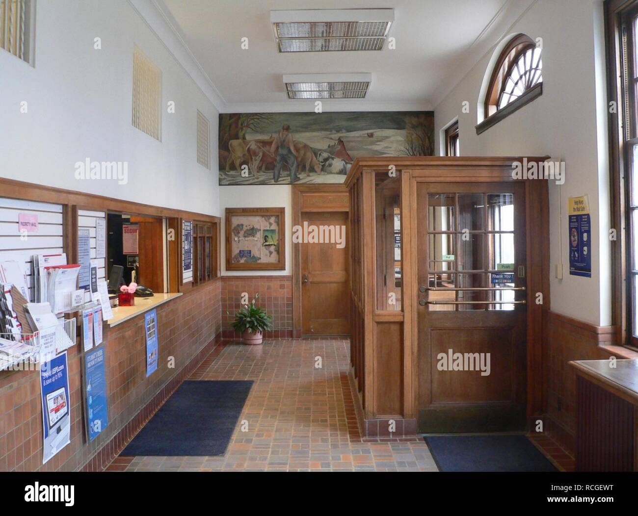 Archival post office interior hi-res stock photography and images - Alamy