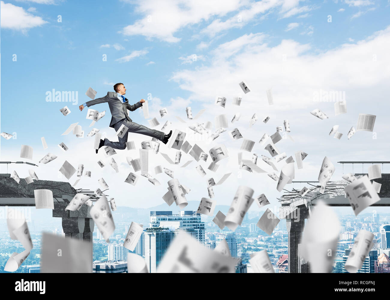 Problem and difficulties overcoming concept Stock Photo - Alamy