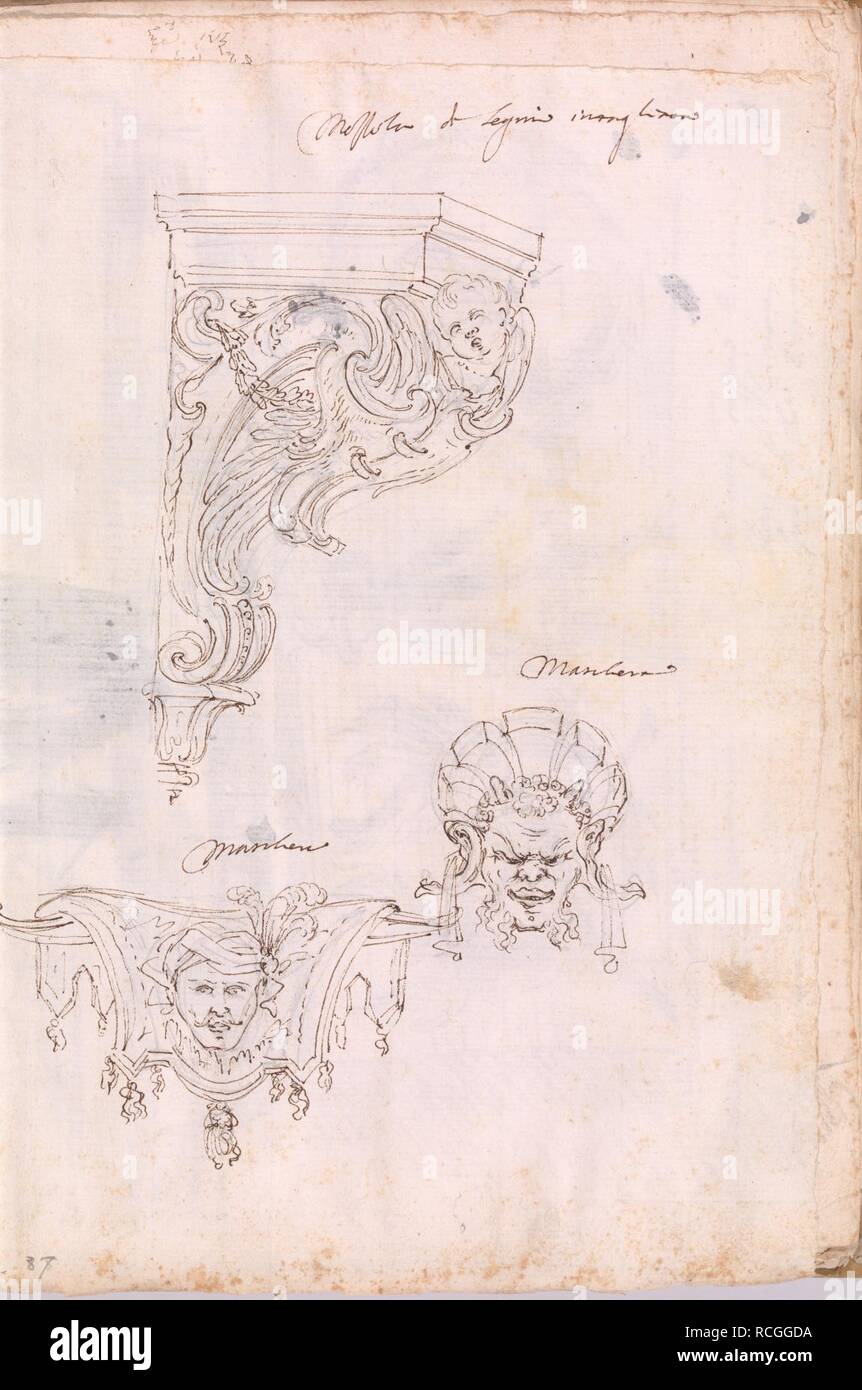 Album of Drawings Stock Photo - Alamy