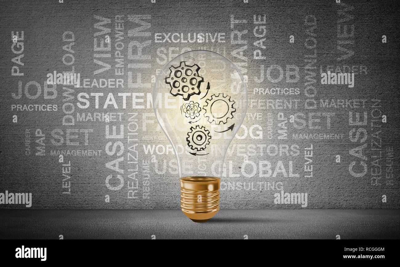 Concept of lightbulb as symbol of new idea Stock Photo - Alamy