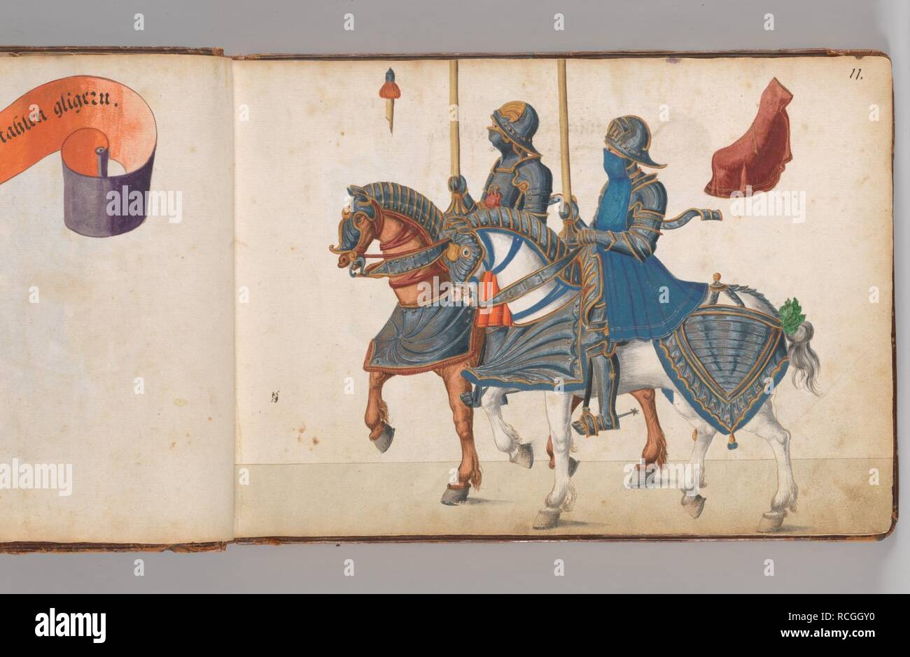 Album of Tournaments and Parades in Nuremberg Stock Photo - Alamy