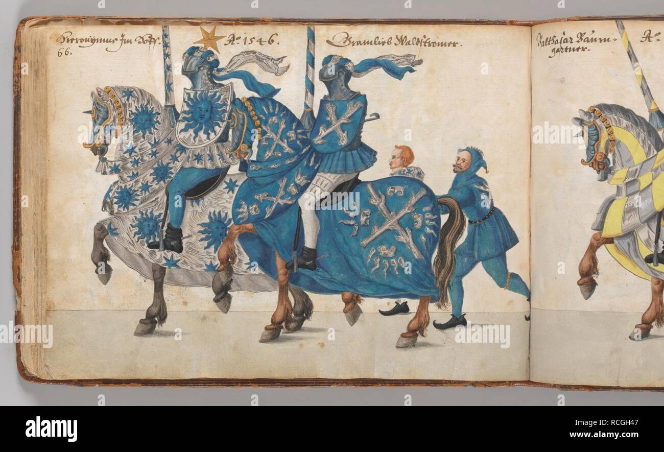 Album of Tournaments and Parades in Nuremberg Stock Photo - Alamy