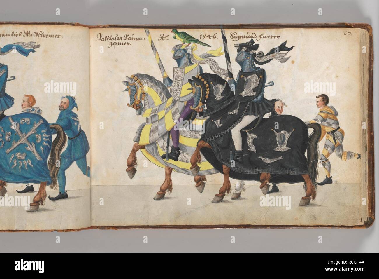 Album of Tournaments and Parades in Nuremberg Stock Photo - Alamy