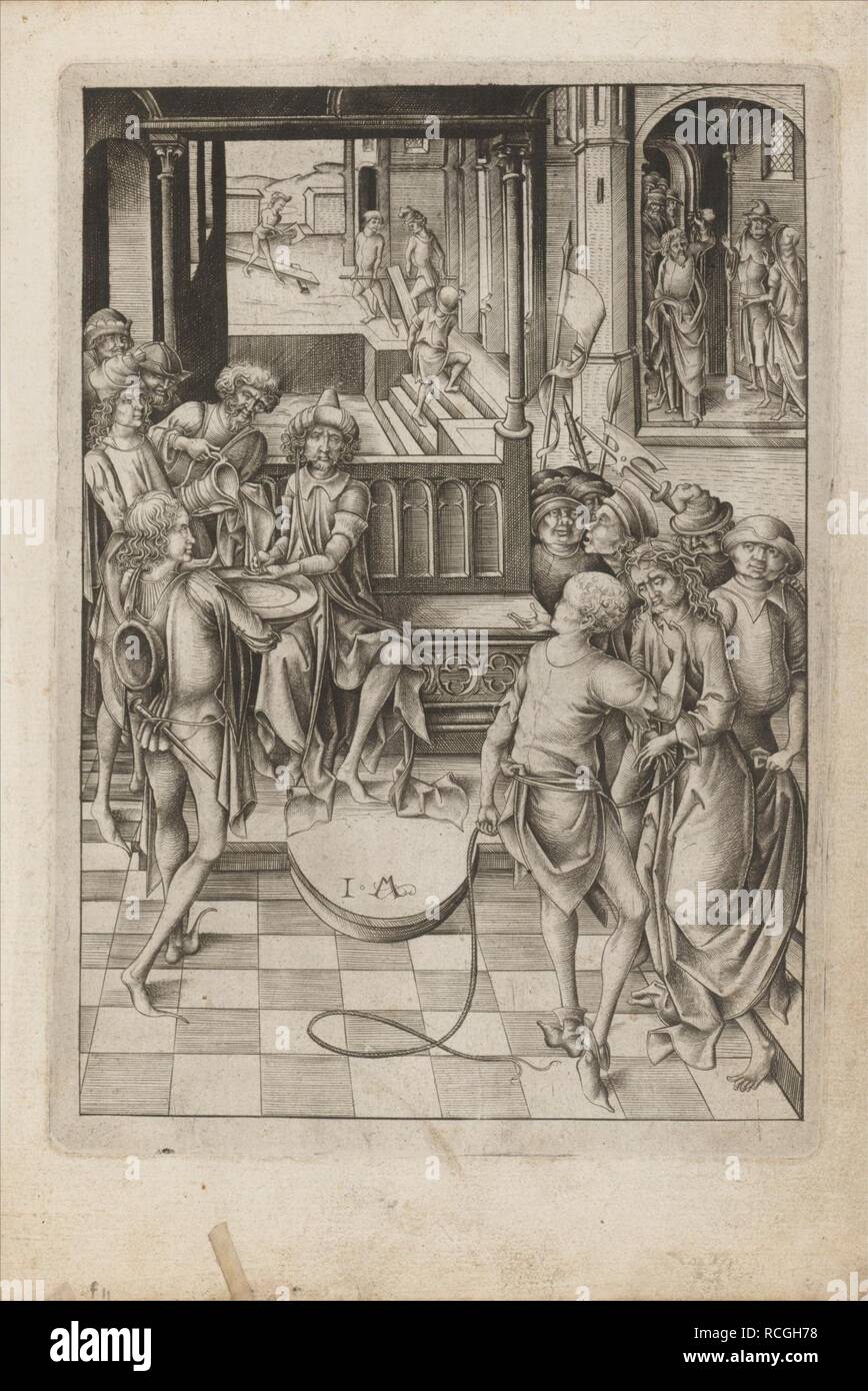 Album with Twelve Engravings of The Passion, a Woodcut of Christ as the ...