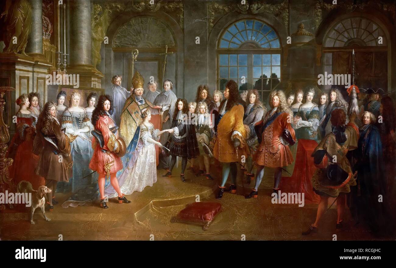 Marriage of Louis of France, Duke of Burgundy, and Marie Adelaide of ...