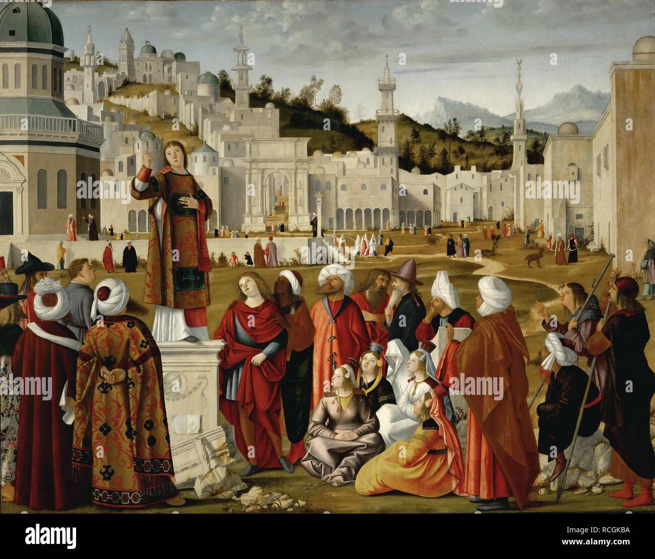 The Sermon of St. Stephen at Jerusalem. Museum: Musee du Louvre, Paris ...