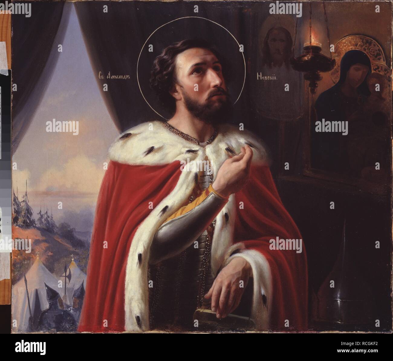 Mongol battle painting hi-res stock photography and images - Alamy