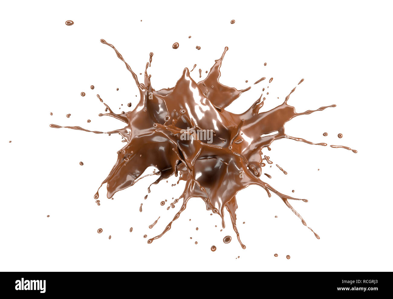 Liquid Chocolate Splash
