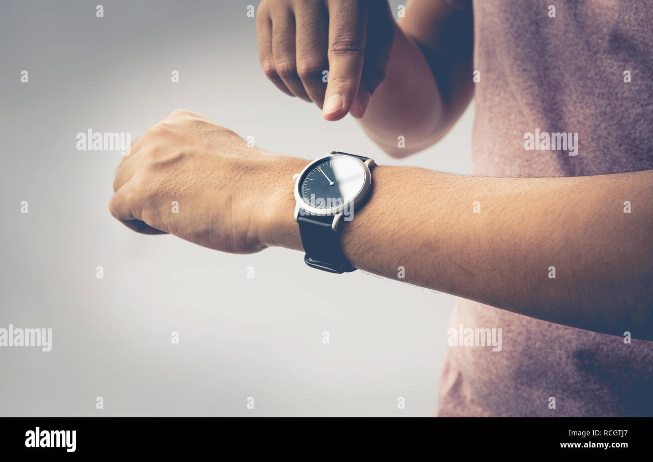 Wrist Watch For Men On Arm