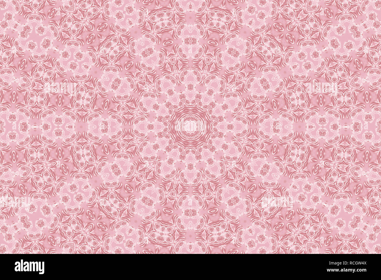 Pink pattern with natural flowers of rose Stock Photo - Alamy