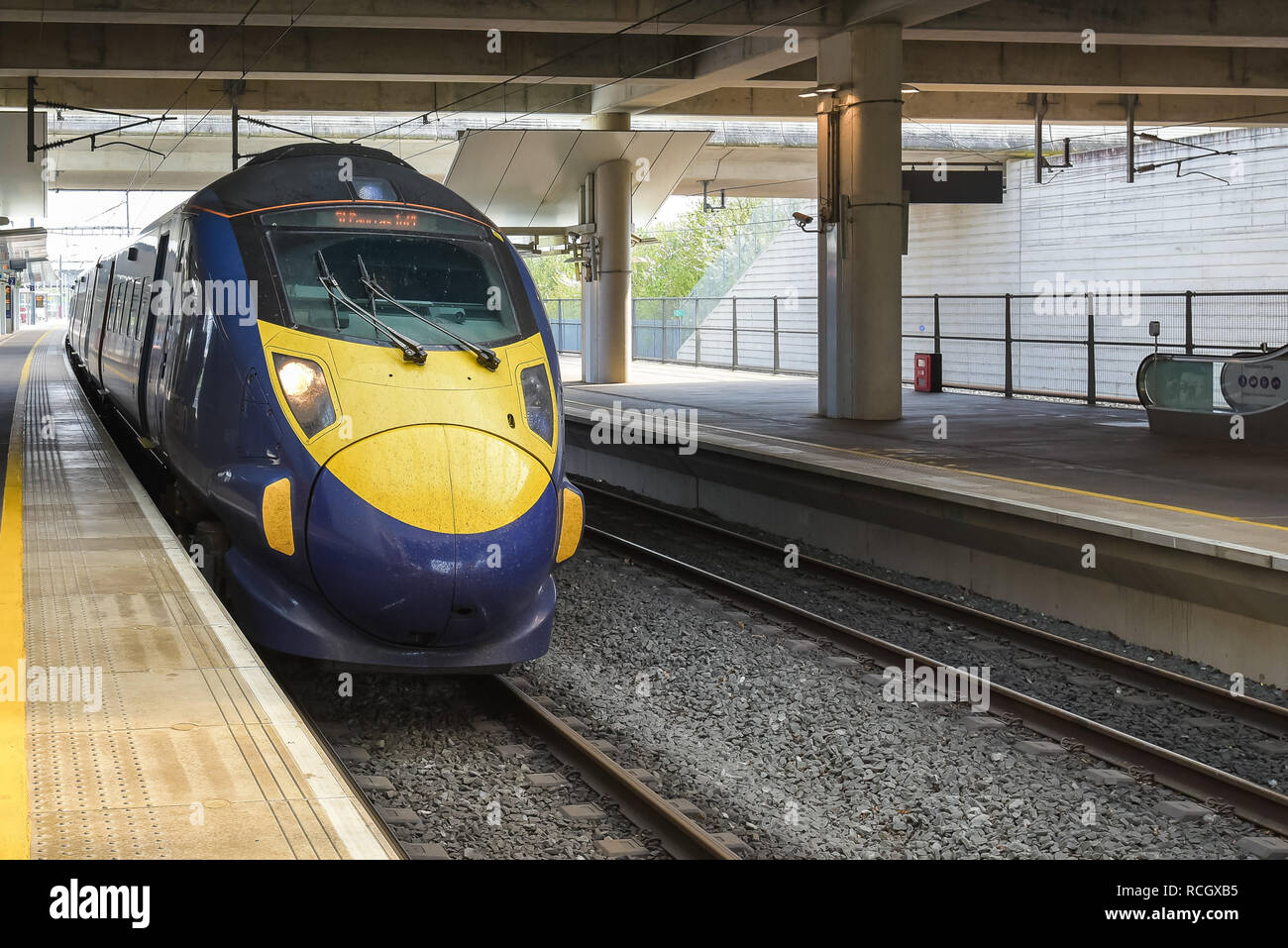 Ebbsfleet International train station on the Eurostar and South Eastern ...