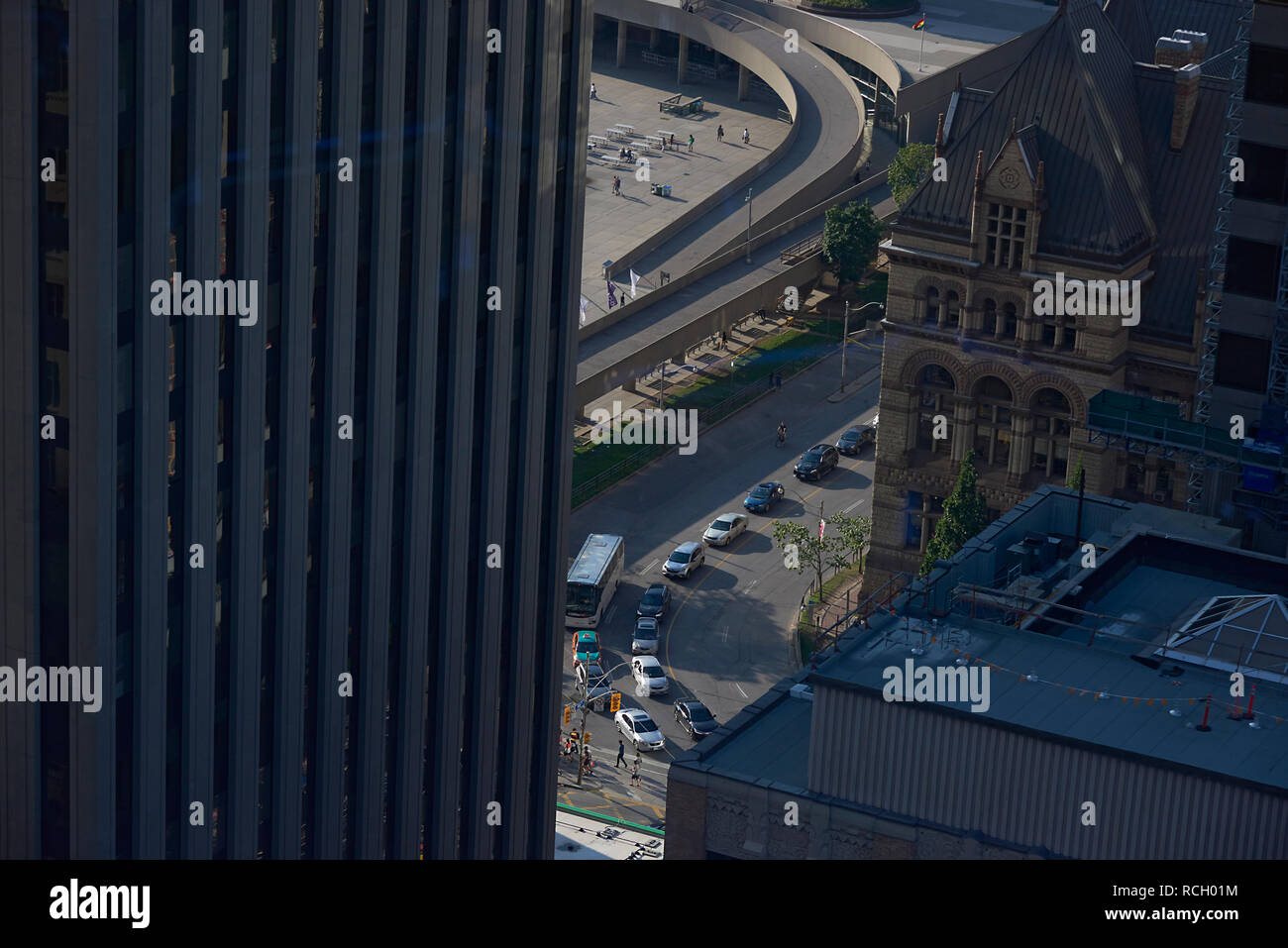 Looking down onto skyscrapers hi-res stock photography and images - Alamy