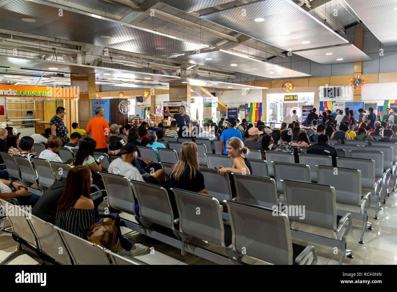 Dec 21,2018 Passengers awaiting boarding at Clark Airport Terminal ...