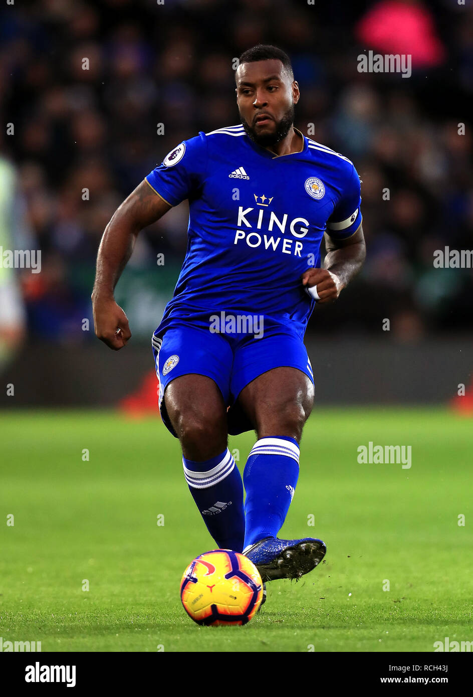 Wes Morgan, Leicester City Stock Photo - Alamy