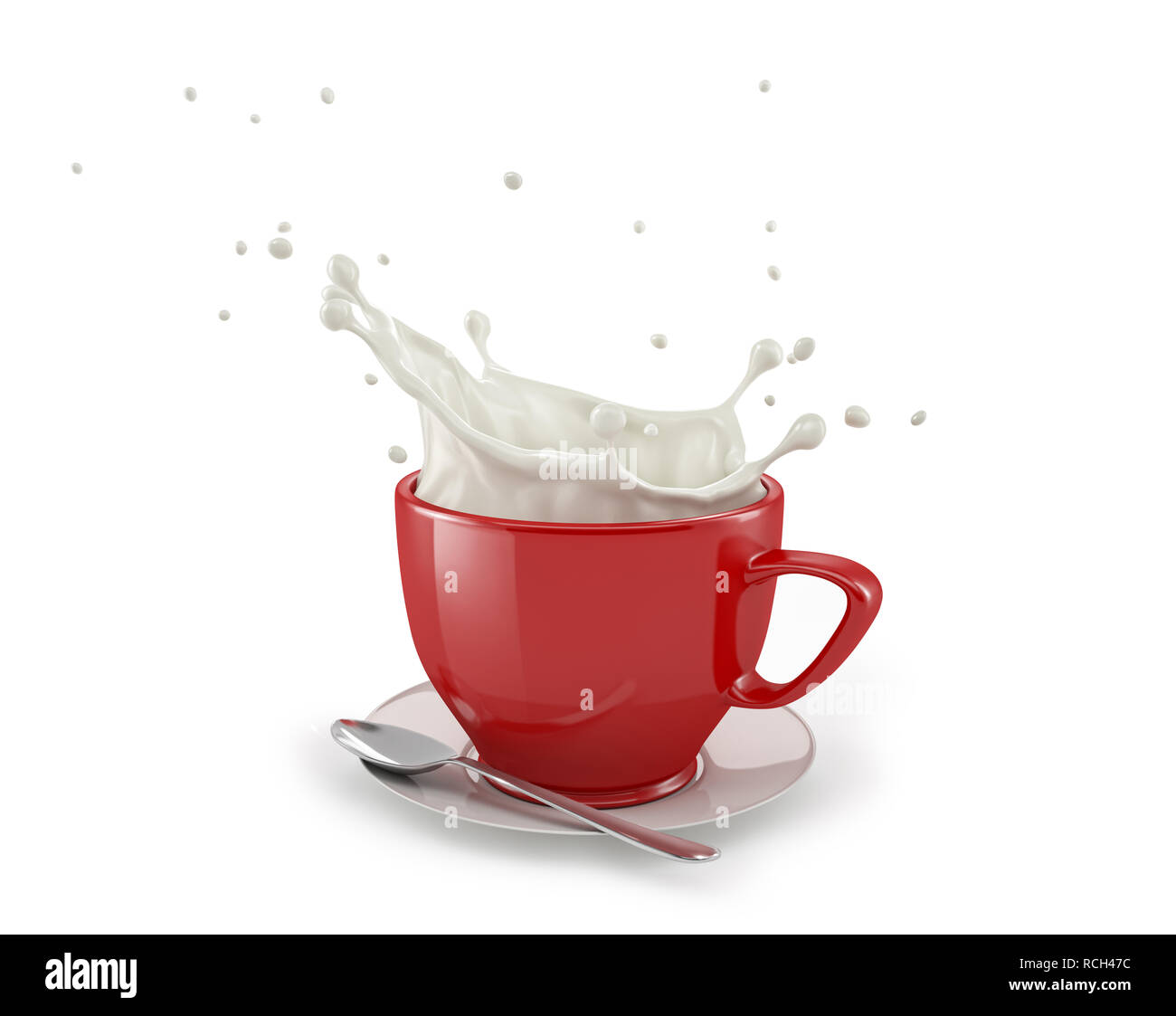 Cup with milk hi-res stock photography and images - Alamy