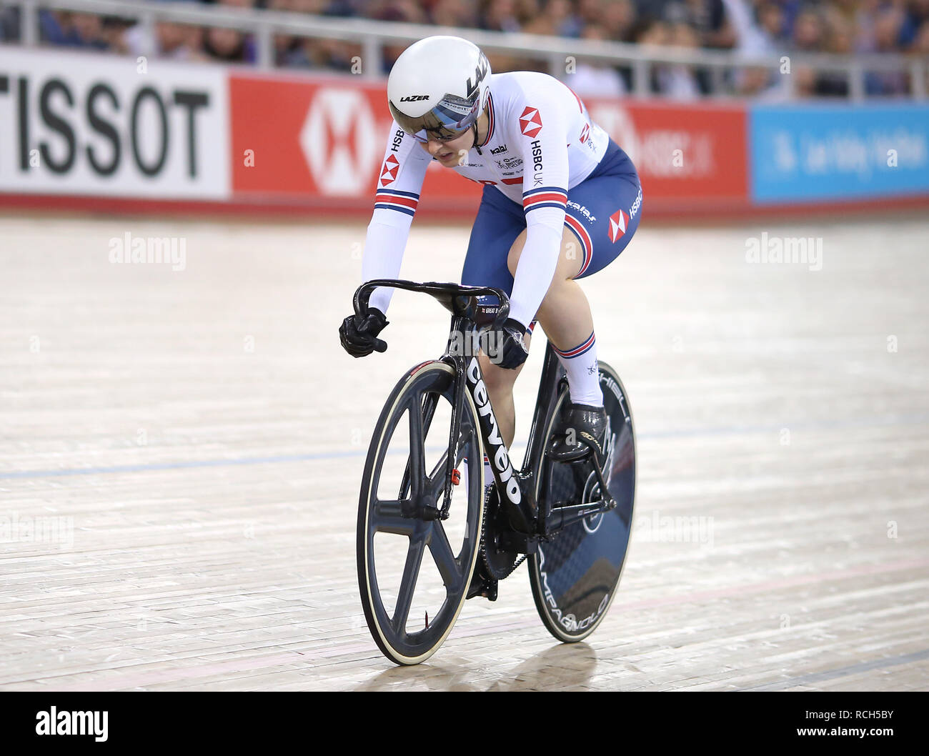 Katy Marchant of Great Britain during day three of the Tissot UCI Track ...