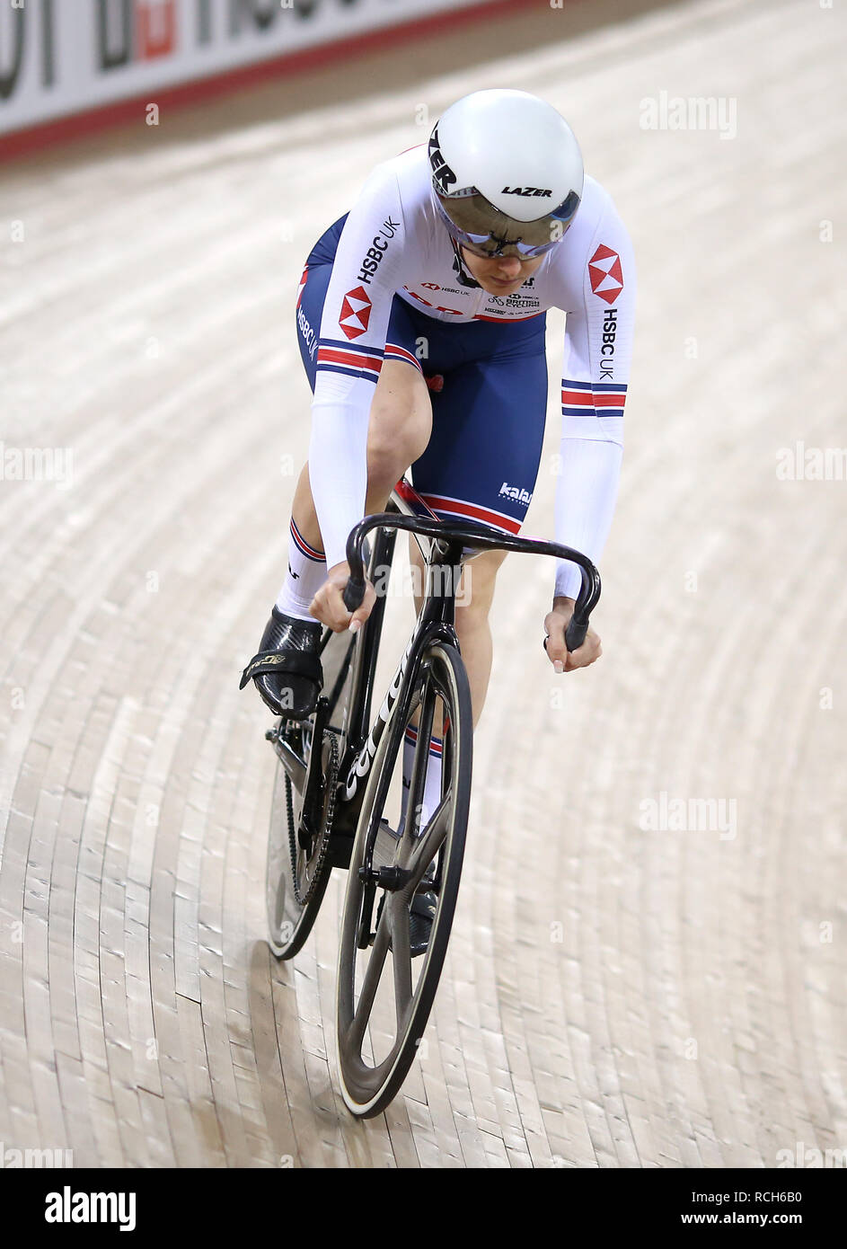 Katy Marchant of Great Britain during day two of the Tissot UCI Track ...