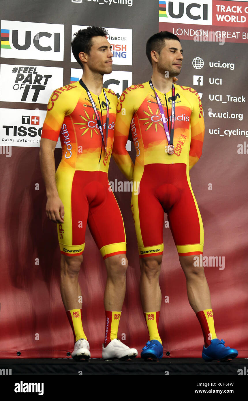 Albert Torres Barcelo (left) and Sebastian Mora Vedri of Spain during ...