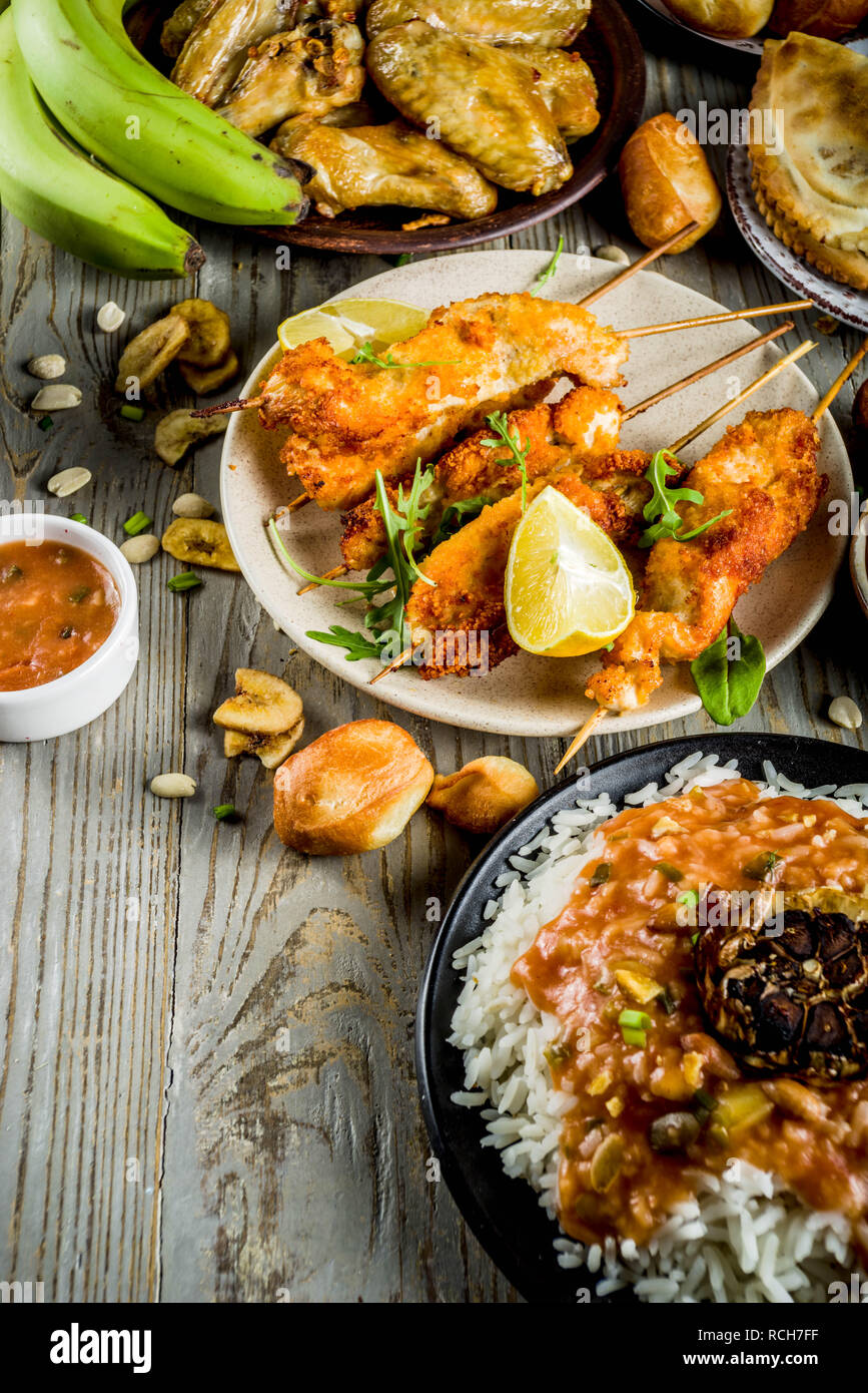 African food dishes assortment hi-res stock photography and images - Alamy