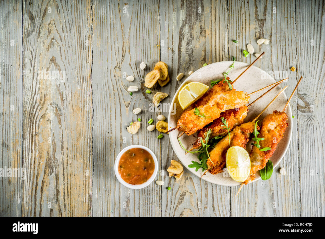 West african food, spicy nigerian chicken kebabs with peppered sauce ...