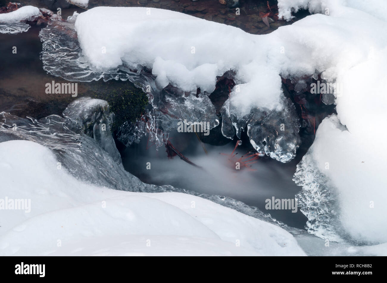 Melting ice on river. Spring is coming Stock Photo - Alamy