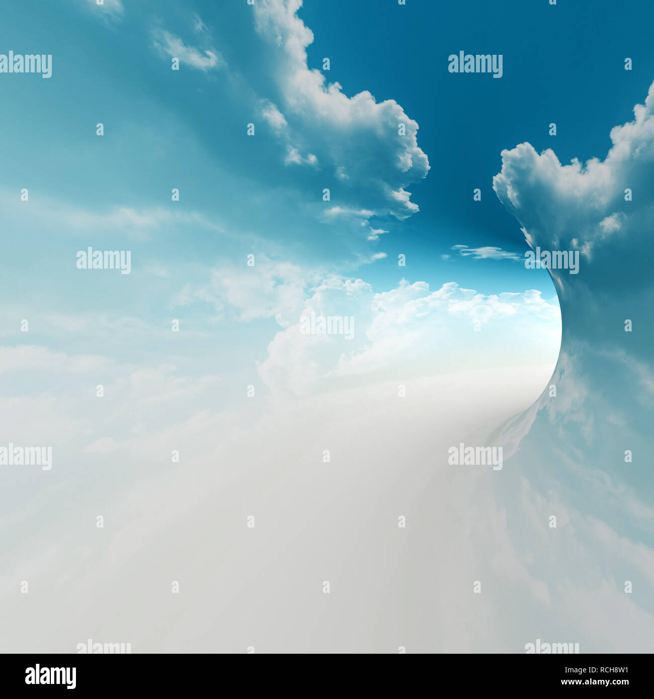 Sky 3d rendering background Stock Photo - Alamy