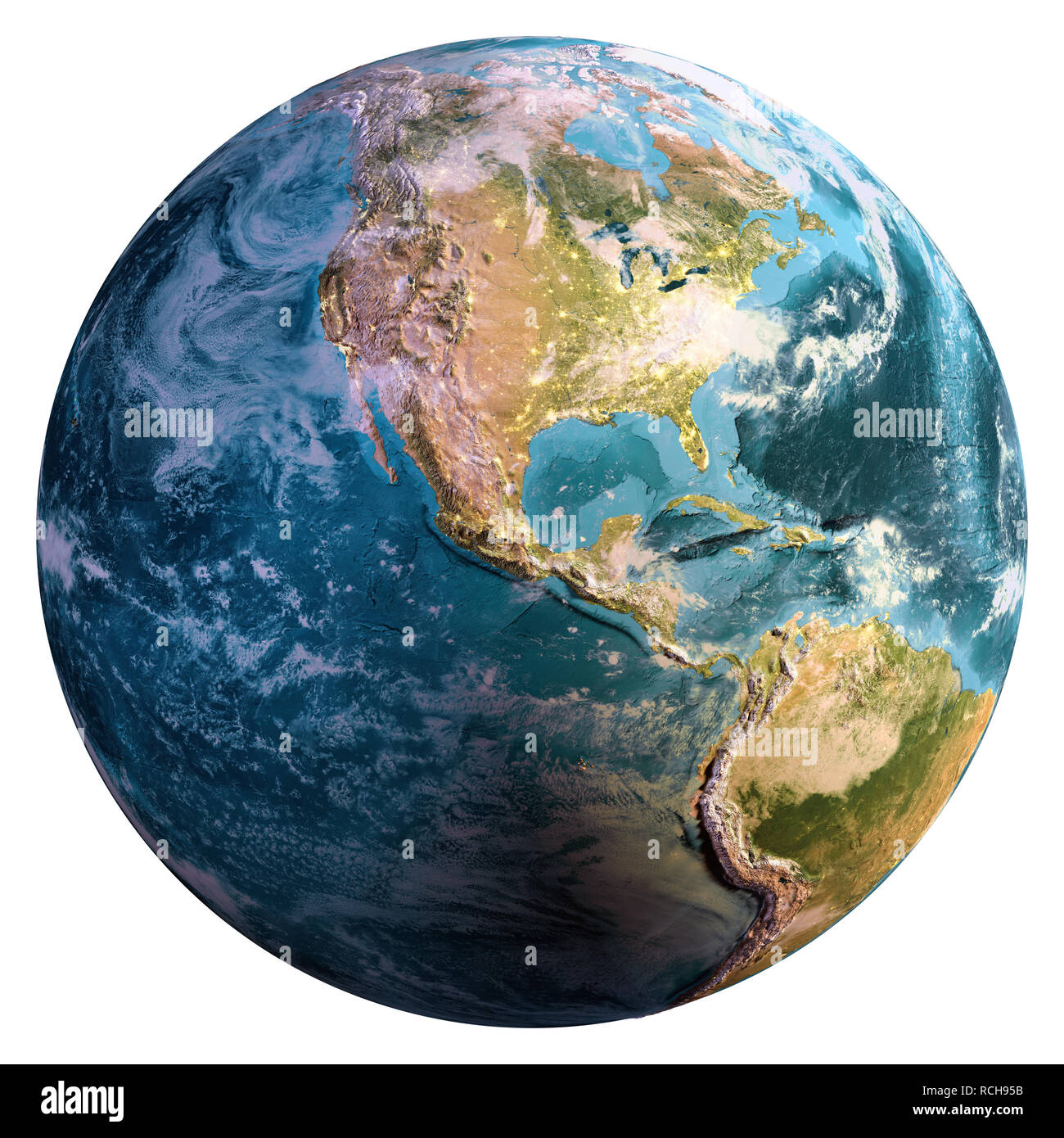 Planet Earth isolated Stock Photo - Alamy