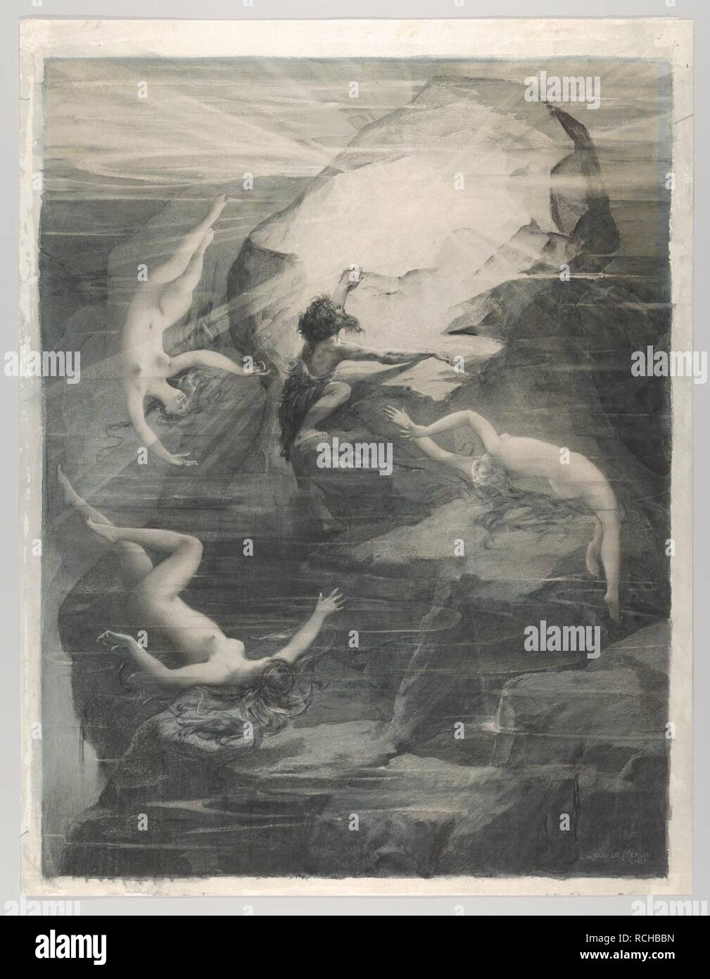 Alberich and the Rhinemaidens Stock Photo - Alamy