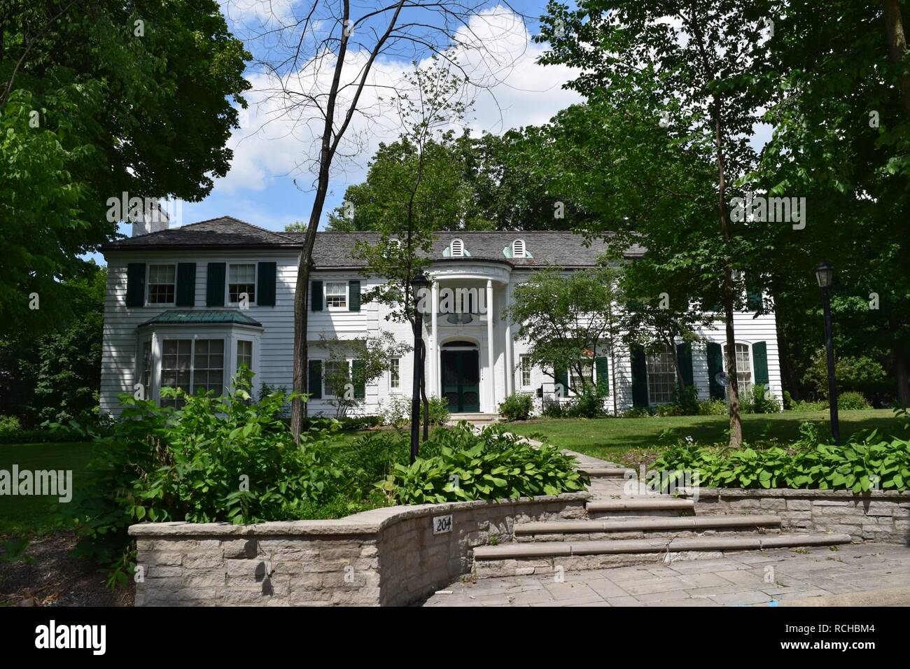 Albert C. and Ellen H. Neufeld House Stock Photo - Alamy