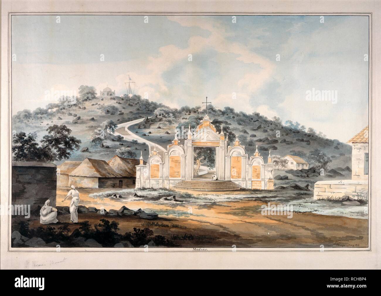 St thomas mount in madras hi-res stock photography and images - Alamy