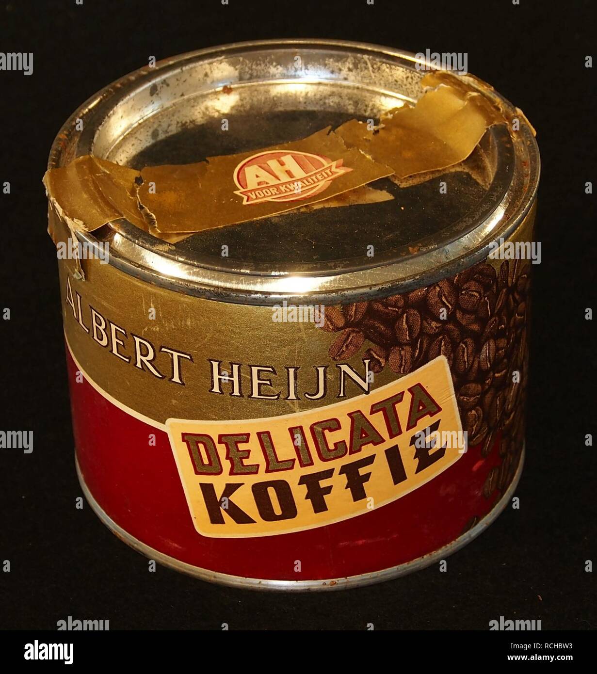 Albert Heijn Delicate Koffie blik, foto1 Stock Photo - Alamy