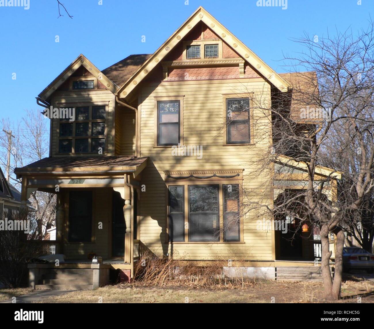 Albert Watkins house (Lincoln, Nebraska) from S 2 Stock Photo - Alamy
