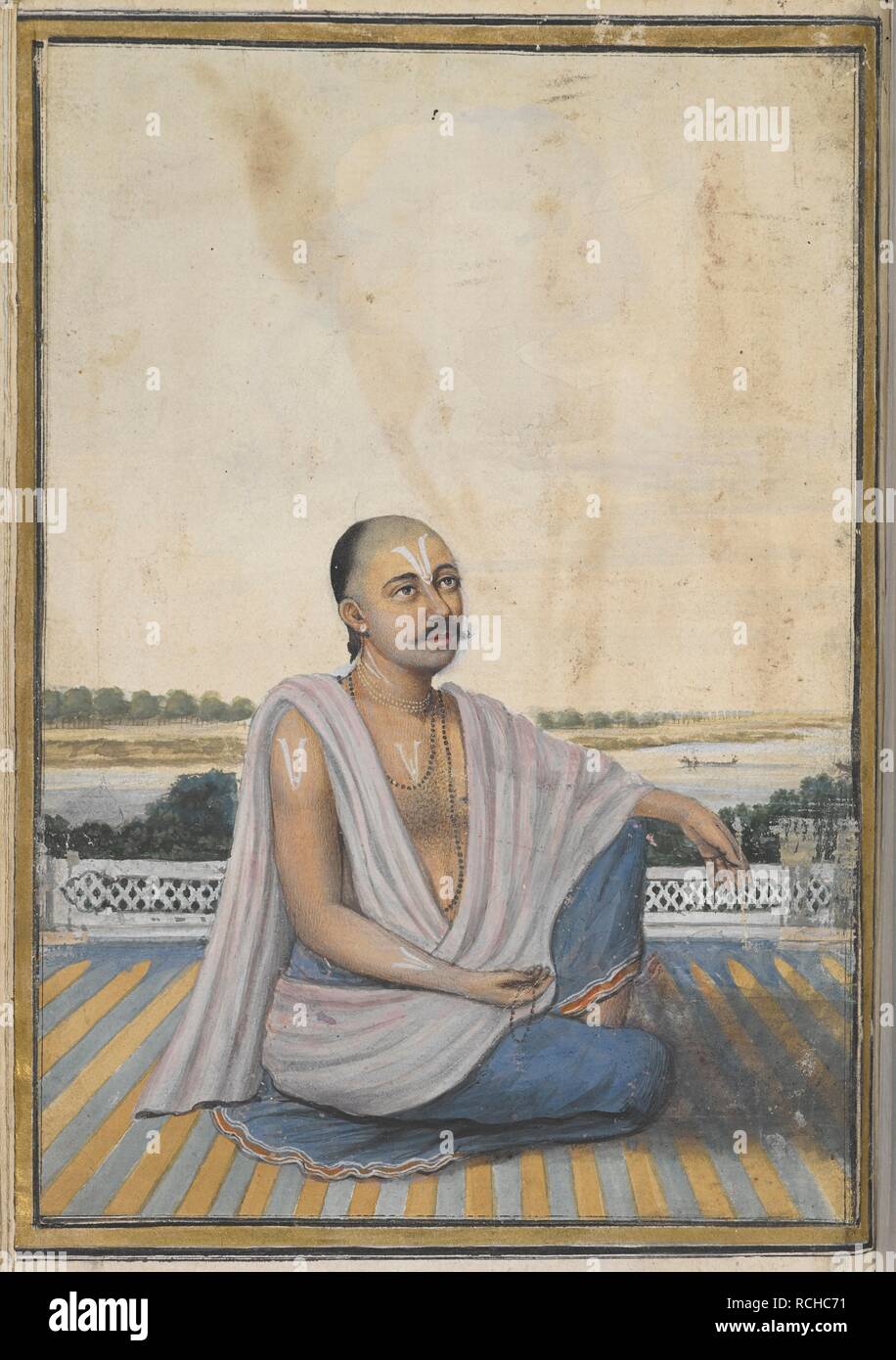 A member of the Sadhuy sect. A painting from a nineteenth century ...