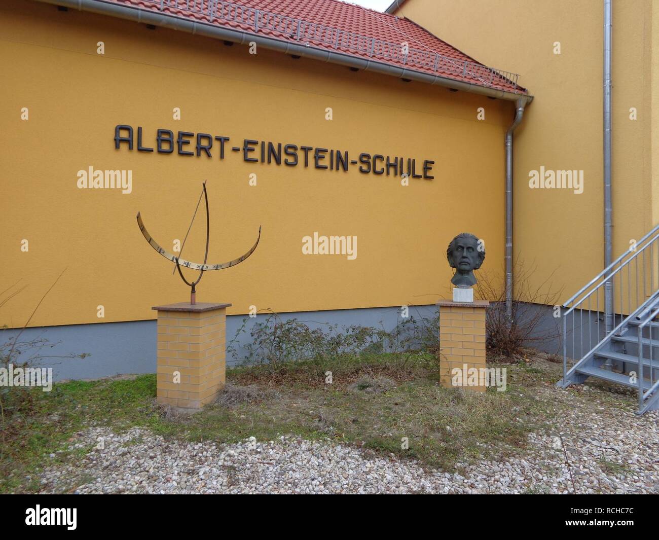 Albert-Einstein-Bueste in Caputh Stock Photo - Alamy