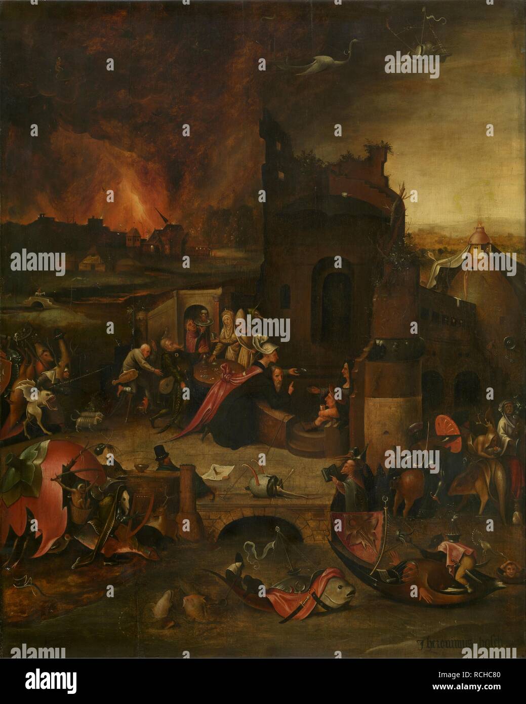 The Temptation of Saint Anthony. Museum: Royal Museum of Fine Arts ...